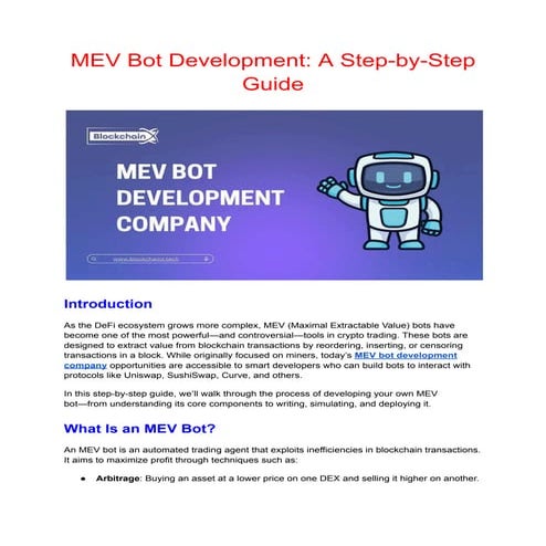 MEV Bot Development_ A Step-by-Step Guide.pdf