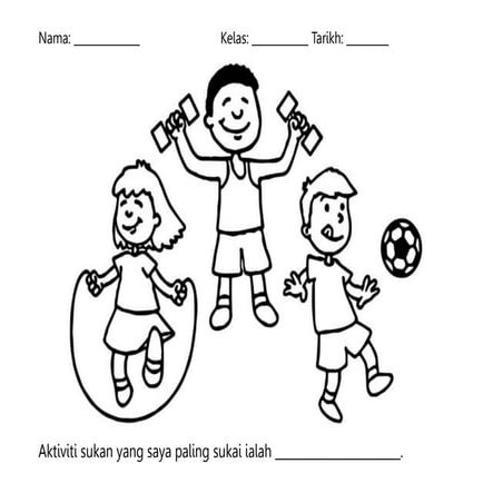 aktiviti mewarna untuk senaman dan aktiviti bersukan | PPT