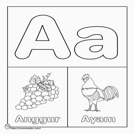 Mewarnai huruf-a-sampai-z | PDF