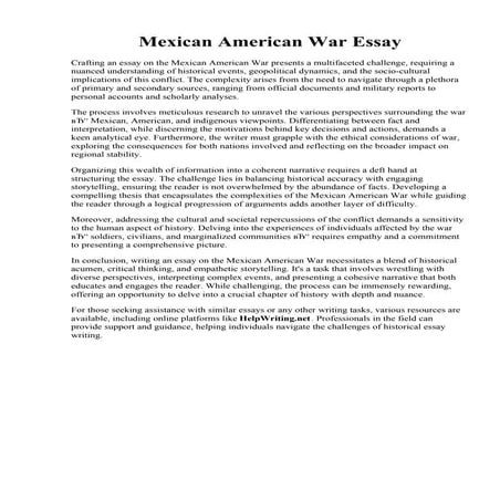 Mexican American War Essay.pdf