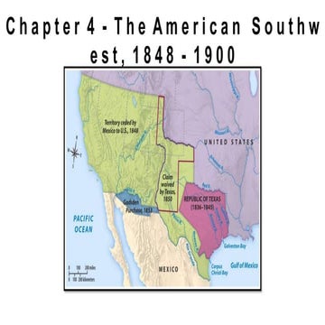 Mexicanos, ch. 4 the american southwest, 1848 - 1900 | PDF