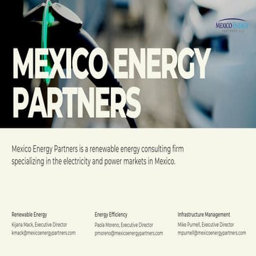 Mexico Energy Partners Presentation - Powering the Energy Transition in ...