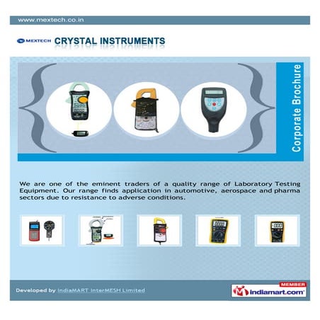 Crystal Instruments, Mumbai, Digital Clamp Meter | PDF | Physics | Science
