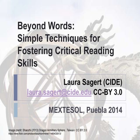 Beyond Words: Simple Techniques for Fostering Critical Reading Skills ...