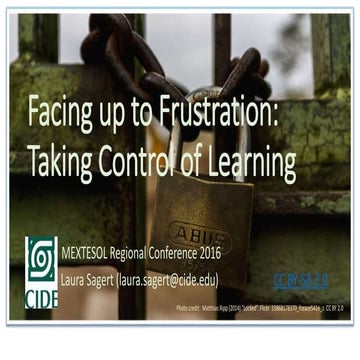 Facing up to Frustration: Taking Control of Learning | PPTX