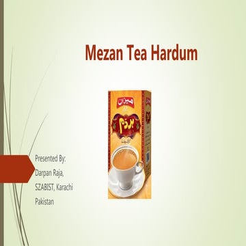 Mezan tea | PPTX