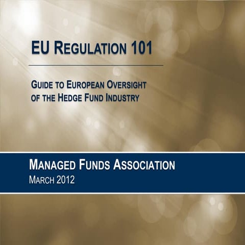 MFA EU Regulation 101 | PPT