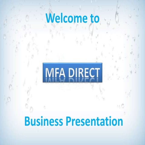 MfaDirect Income Plan - Dr.Dave