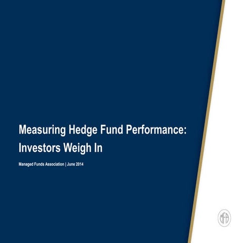 MFA Hedge Funds 101 | PDF