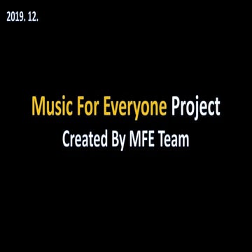 MFE 프로젝트(콘서트 예매 사이트) | PPTX