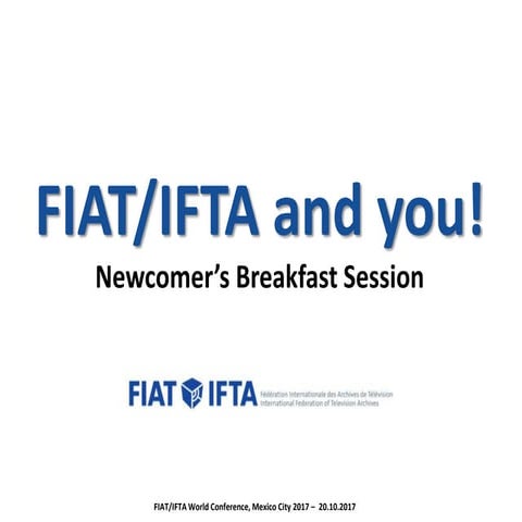 Breakfast Session Declercq Ppt