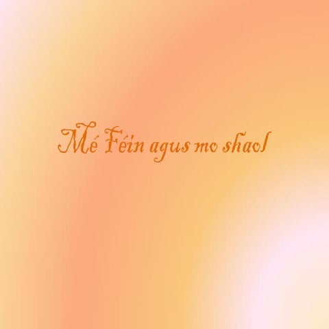 Mé féin agus mo shaol | PPT