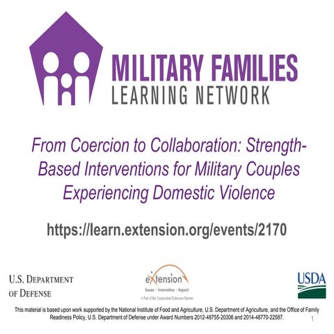 MFLN Family Development VLE Session 2| From Coercion to Collaboration ...