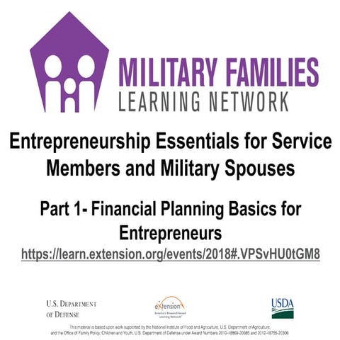 Entrepreneurship Essentials Webinar Slides | PDF