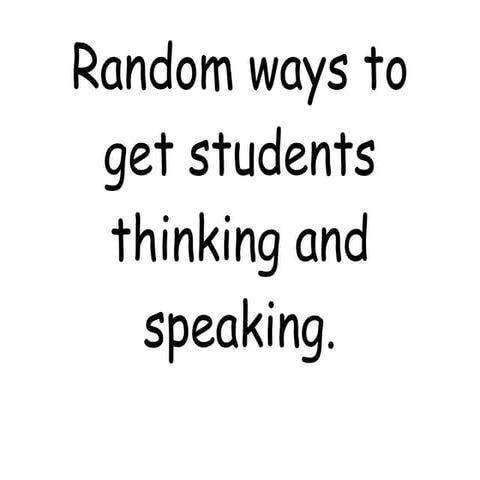 All things random. | PPT