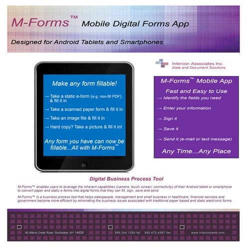 M Forms Sales Collateral Final | PDF