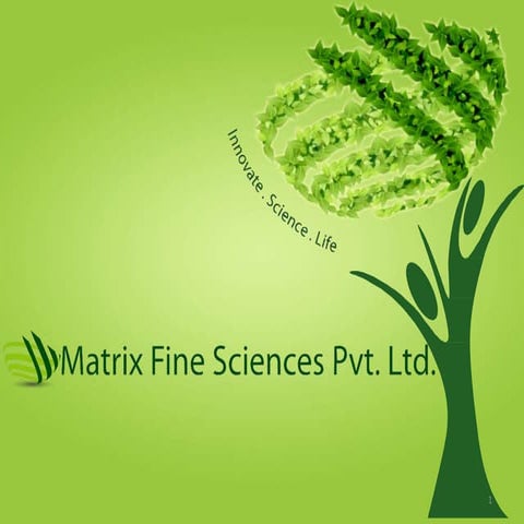 Matrix Fine Sciences Pvt Ltd | PPTX