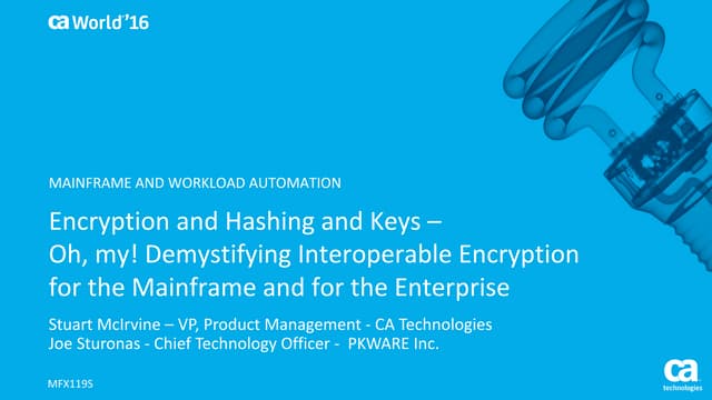 Encryption and Hashing and Keys – Oh, my! Demystifying Interoperable ... Encryption and Hashing and Keys – Oh, my! Demystifying Interoperable ...