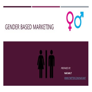 Gender based marketing | PPTX