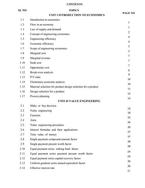 Engineering Economics and cost Analysis - concepts | PDF