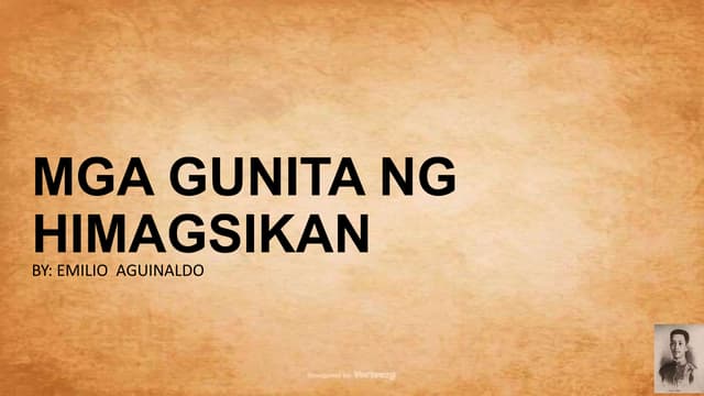 Mga Gunita ng Himagsikan | PPTX
