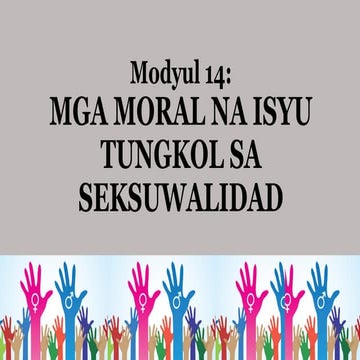 Isyung kaugnay sa kawalan ng paggalang sa Dignidad at sekswalidad.pptx