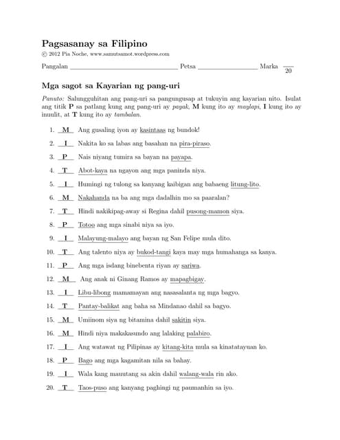 remedial reading for kinder and grade 1 | DOCX