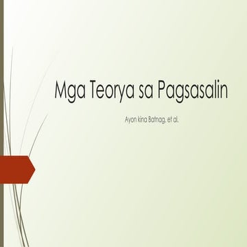 Kasaysakayan ng pagsasaling wika sa daigdig at pilipinas | PPT