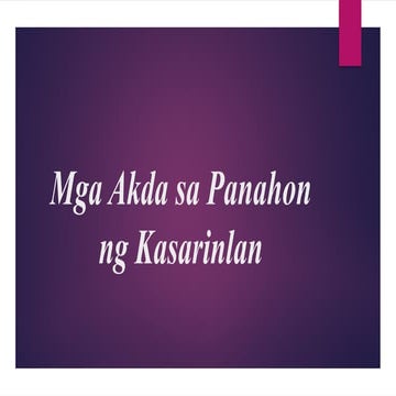 Mga Akda sa Panahon ng Kasarinlan Grade 9.pptx