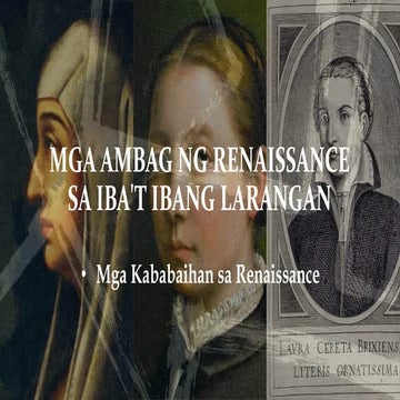 Sining sa Renaissance Period | PPTX