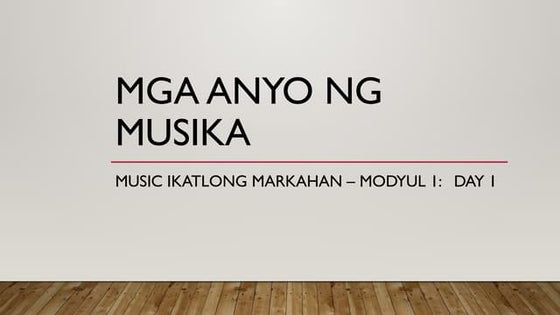 MAPEH 5 - MUSIC PPT Q3 - Aralin 1 - Disenyo O Istruktura Ng Anyong Musical Unitary Strophic.ppt