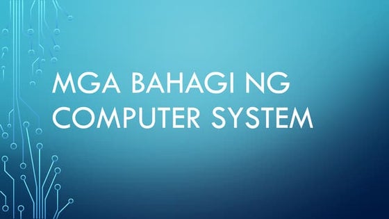 Ang mga Bahagi ng Computer.docx