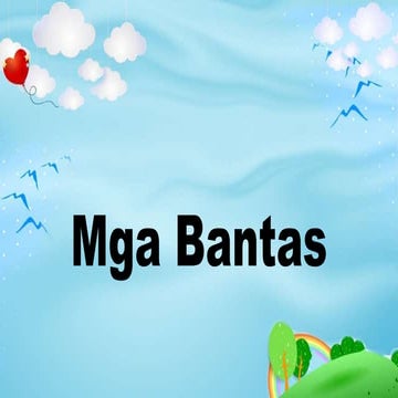 Mga bantas | PPTX
