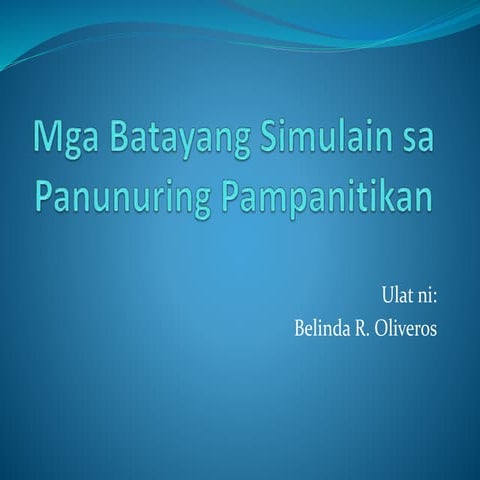TEORYANG BAYOGRAPIKAL | PPTX