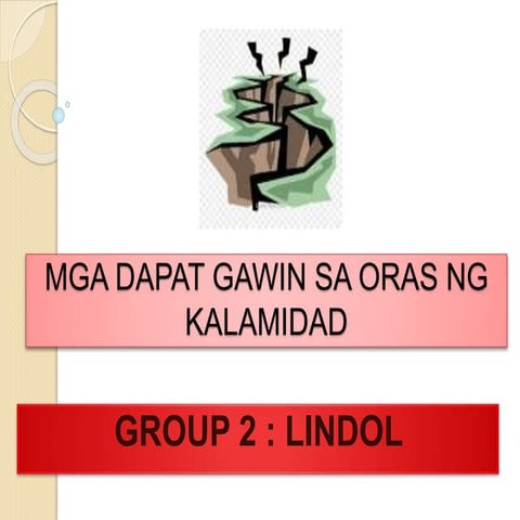 paghahanda sa kalamidad | PPTX