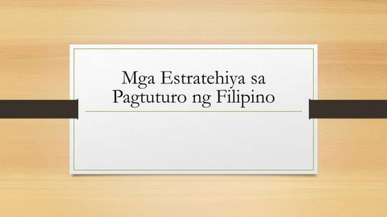 K-TO-12 GRADE 8 FILIPINO Ikalawang Markahan | PDF