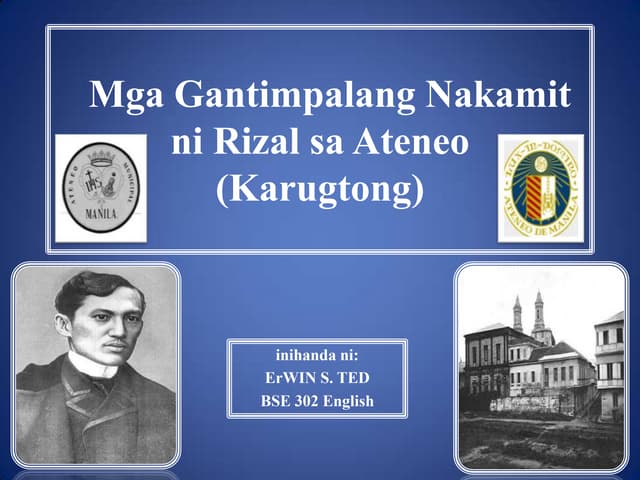 Mga Akda/Naisulat ni Dr. Jose Rizal | PPTX