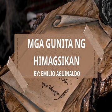 Mga Gunita ng Himagsikan | PPTX