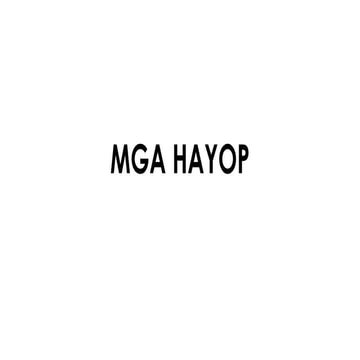 MGA HAYOP science grade three k to 12 melc | PPTX