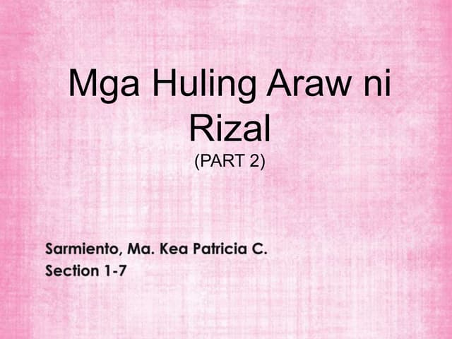 The Controversy of "Sa Aking Mga Kabata" by Jose P. Rizal | PPTX