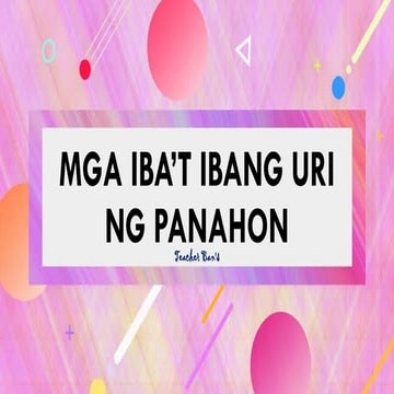 KINDERGARTEN COT - 2nd qtr iba't-ibang panahon.pptx
