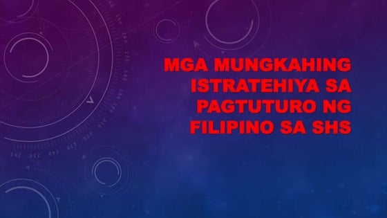 MABUBUTING GAWI SA PAGLINANG NG KASANAYAN SA PAGBASA NG MGA MAG-AARAL SA JUNIOR HIGH SCHOOL | PDF