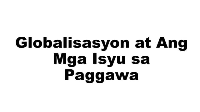 Isyu ng Paggawa.pptx