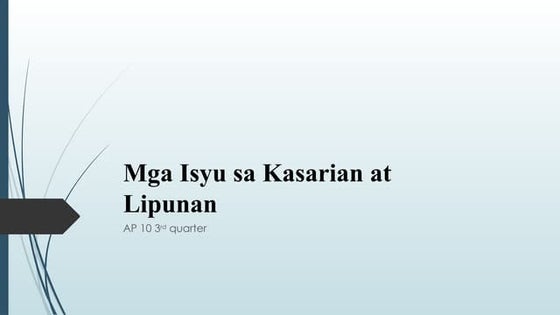 Diskriminasyon sa mga Lalaki, Babae at LGBT.pptx