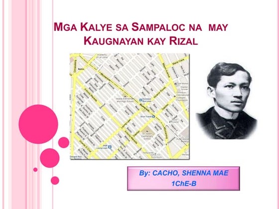 Mga kalye sa dapitan na may kaugnayan kay rizal | PPT