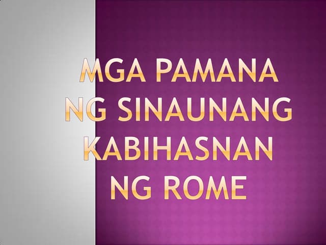Digmaang Punic at ang Tagumpay ng Rome sa Silangan | PPTX