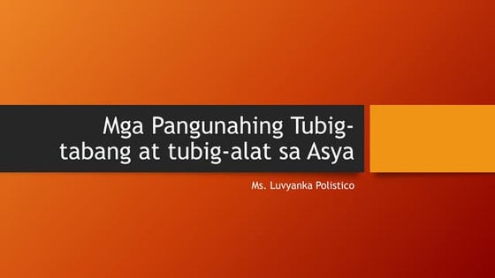 Mga pangunahing talampas, kapatagan , steppe at | PPT