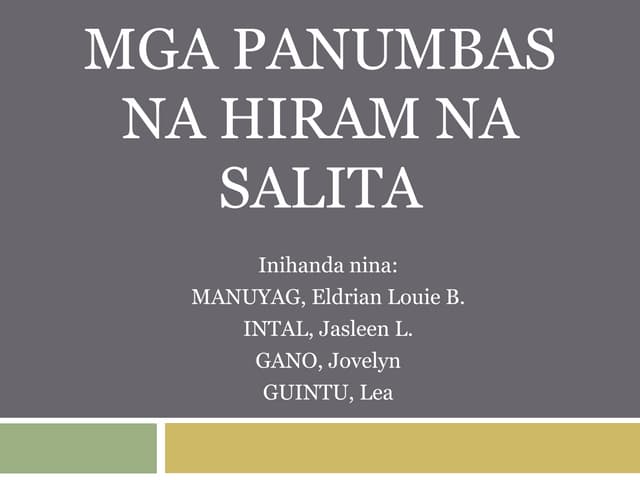 Listahan nang mga pandiwa | PDF