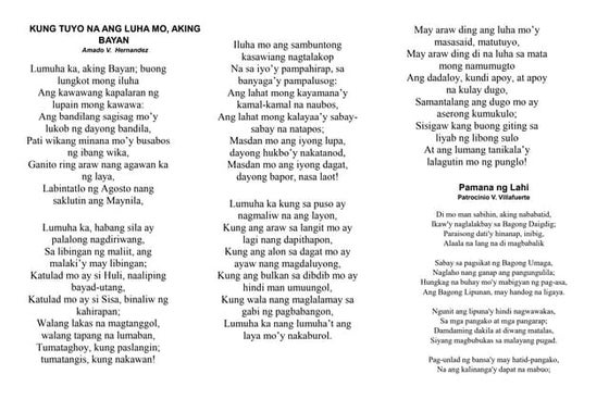 Pamantayan sa pagsulat at pagbigkas ng tula | PDF