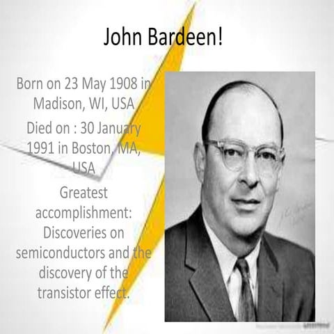 John Bardeen | PPT